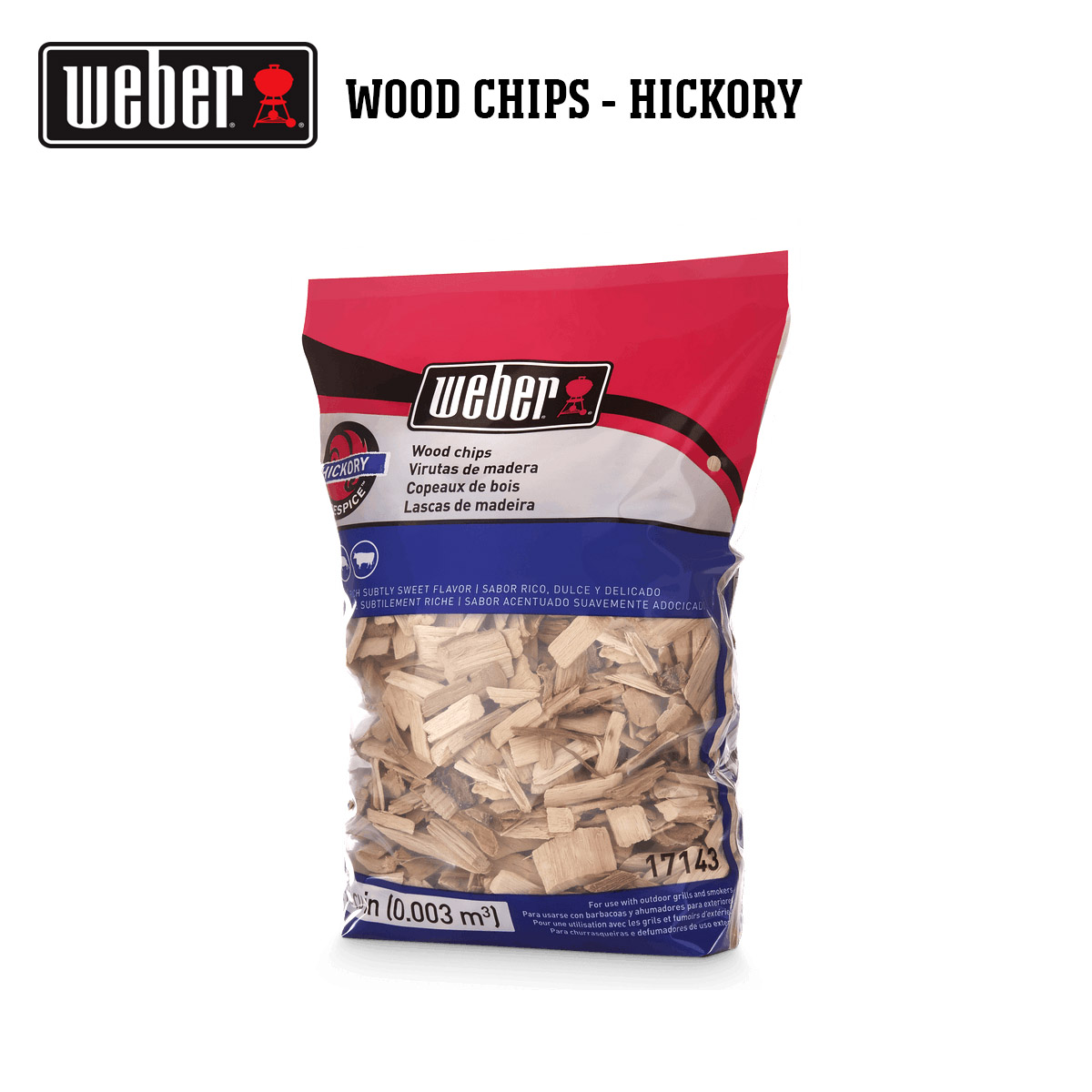 WEBER Wood Chips - Hickory - บริษัท ทานตะวัน เอเชีย เซอร์วิส จำกัด - ThaiPick