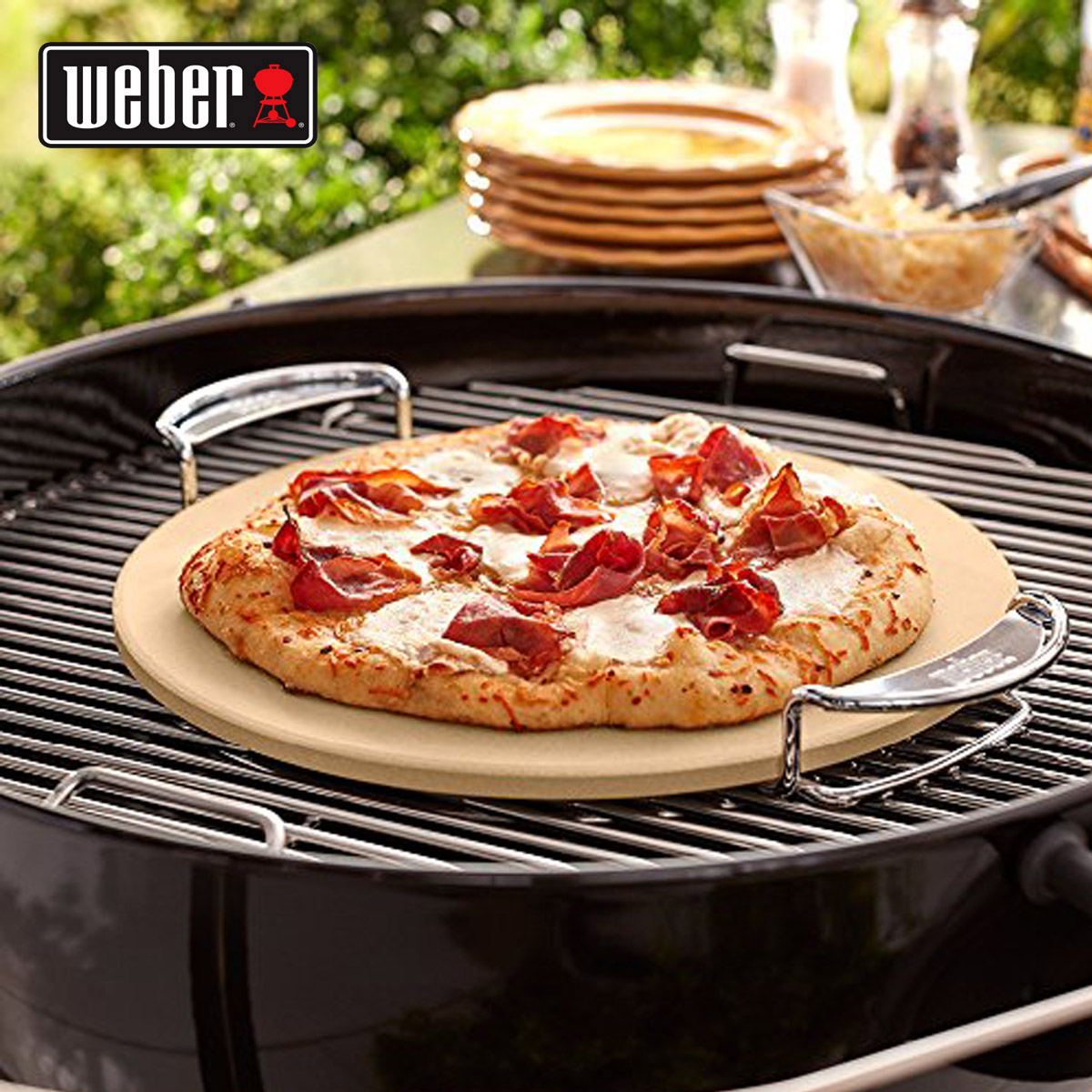 WEBER Accessories Pizza Stone 34cm (Large) - บริษัท ทานตะวัน เอเชีย เซอร์วิส จำกัด - ThaiPick