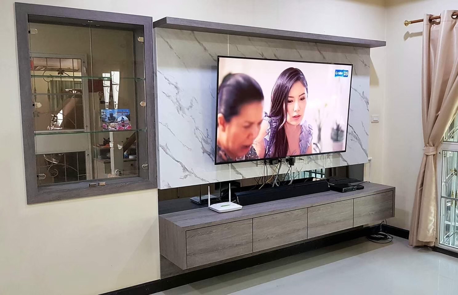 Sure Vision ขาแขวนทีวี ขนาด 60″- 100″ รุ่น V4H (เหล็กหนาพิเศษ ปรับก้ม ...