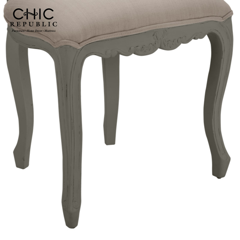 CHIC REPUBLIC ISABEL เก้าอี้รับประทานอาหาร เทา/ครีม - บริษัท ชิค รีพับบลิค จำกัด (มหาชน) - ThaiPick