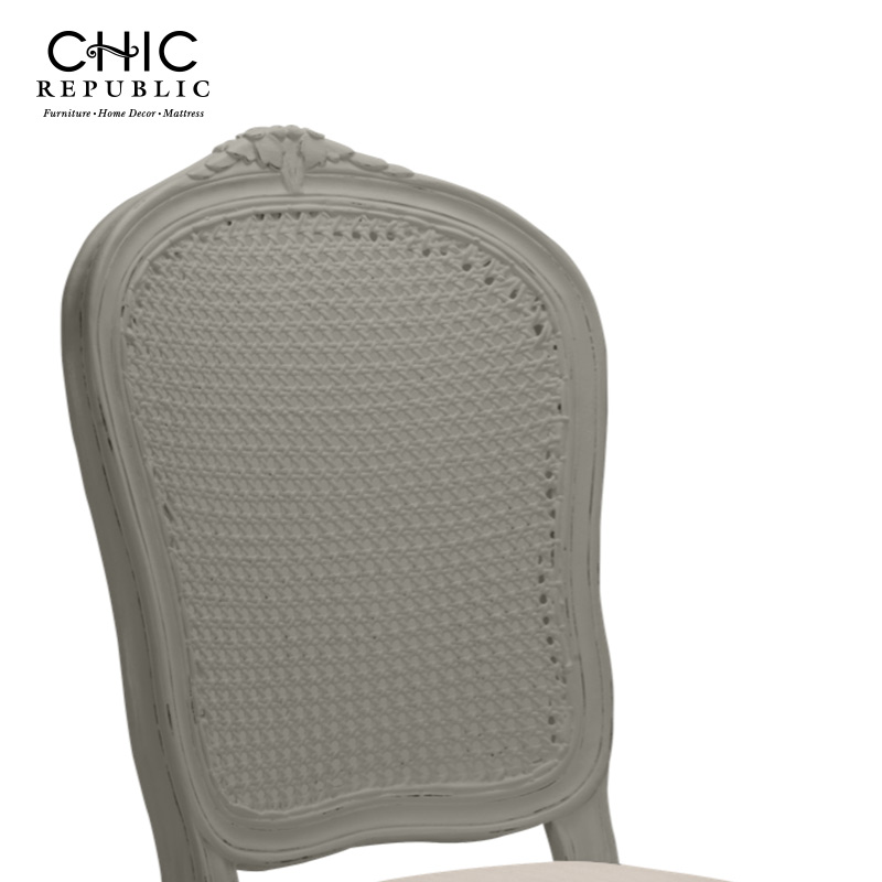 CHIC REPUBLIC ISABEL เก้าอี้รับประทานอาหาร เทา/ครีม - บริษัท ชิค รีพับบลิค จำกัด (มหาชน) - ThaiPick