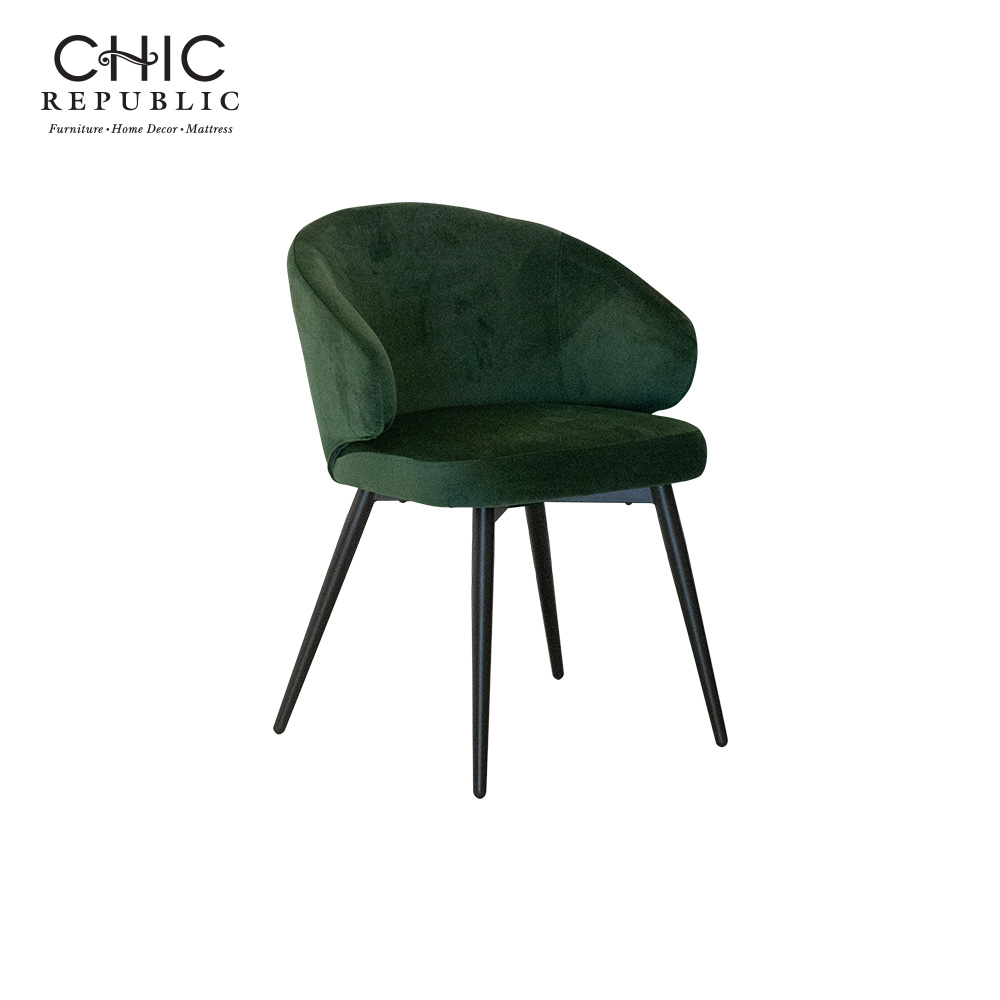 Chic Republic เก้าอี้รับประทานอาหาร รุ่น KHERTY เขียวเข้ม - บริษัท ชิค ...