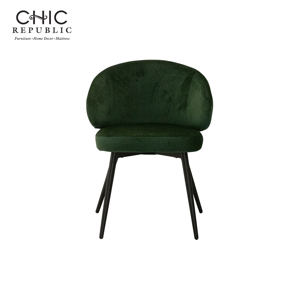Chic Republic เก้าอี้รับประทานอาหาร รุ่น KHERTY เขียวเข้ม - บริษัท ชิค ...