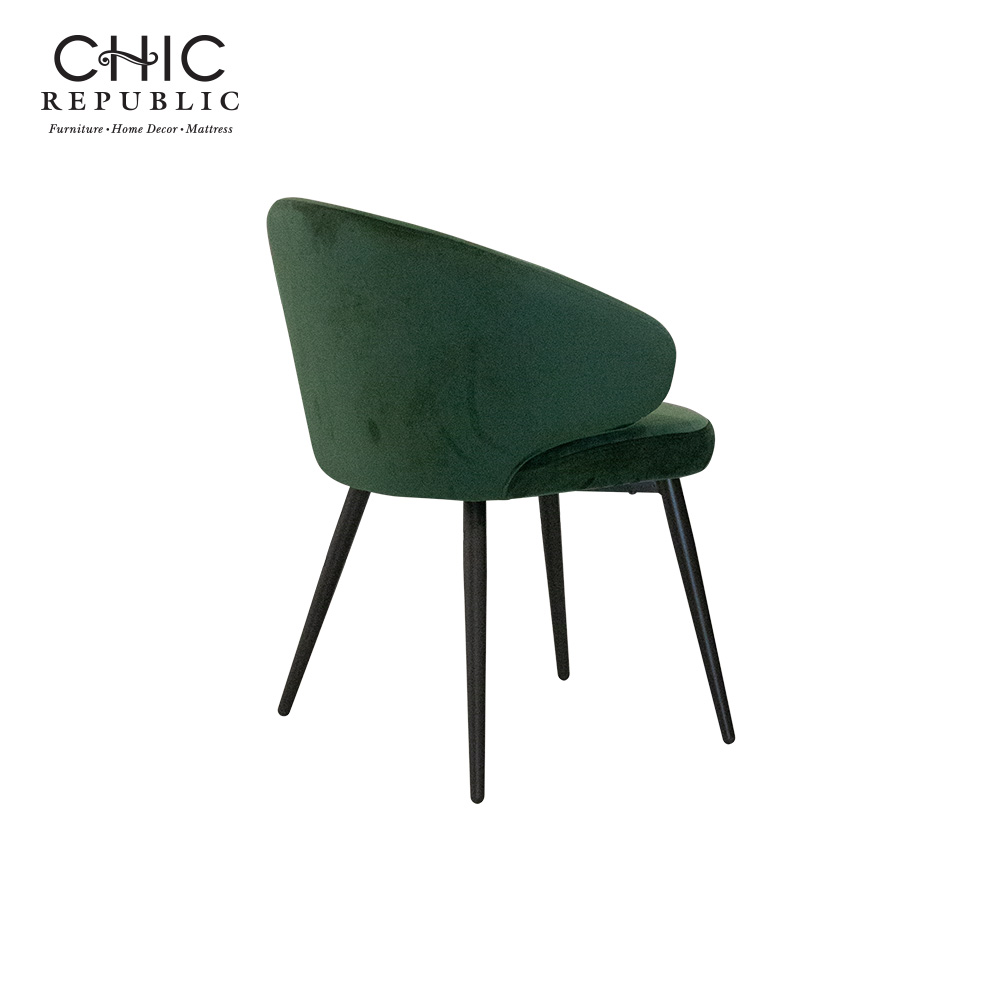 Chic Republic เก้าอี้รับประทานอาหาร รุ่น KHERTY เขียวเข้ม - บริษัท ชิค ...