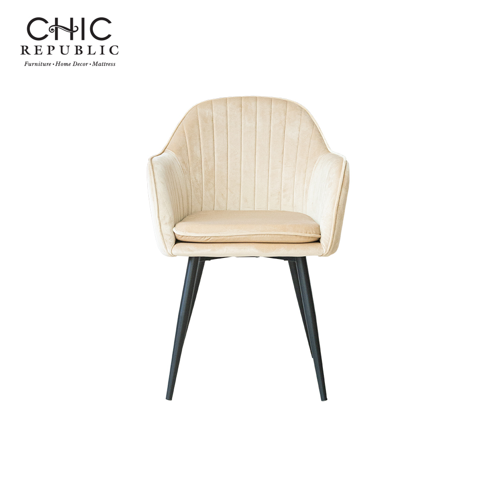 Chic Republic เก้าอี้รับประทานอาหาร รุ่น AMARNA น้ำตาลอ่อน - บริษัท ชิค ...