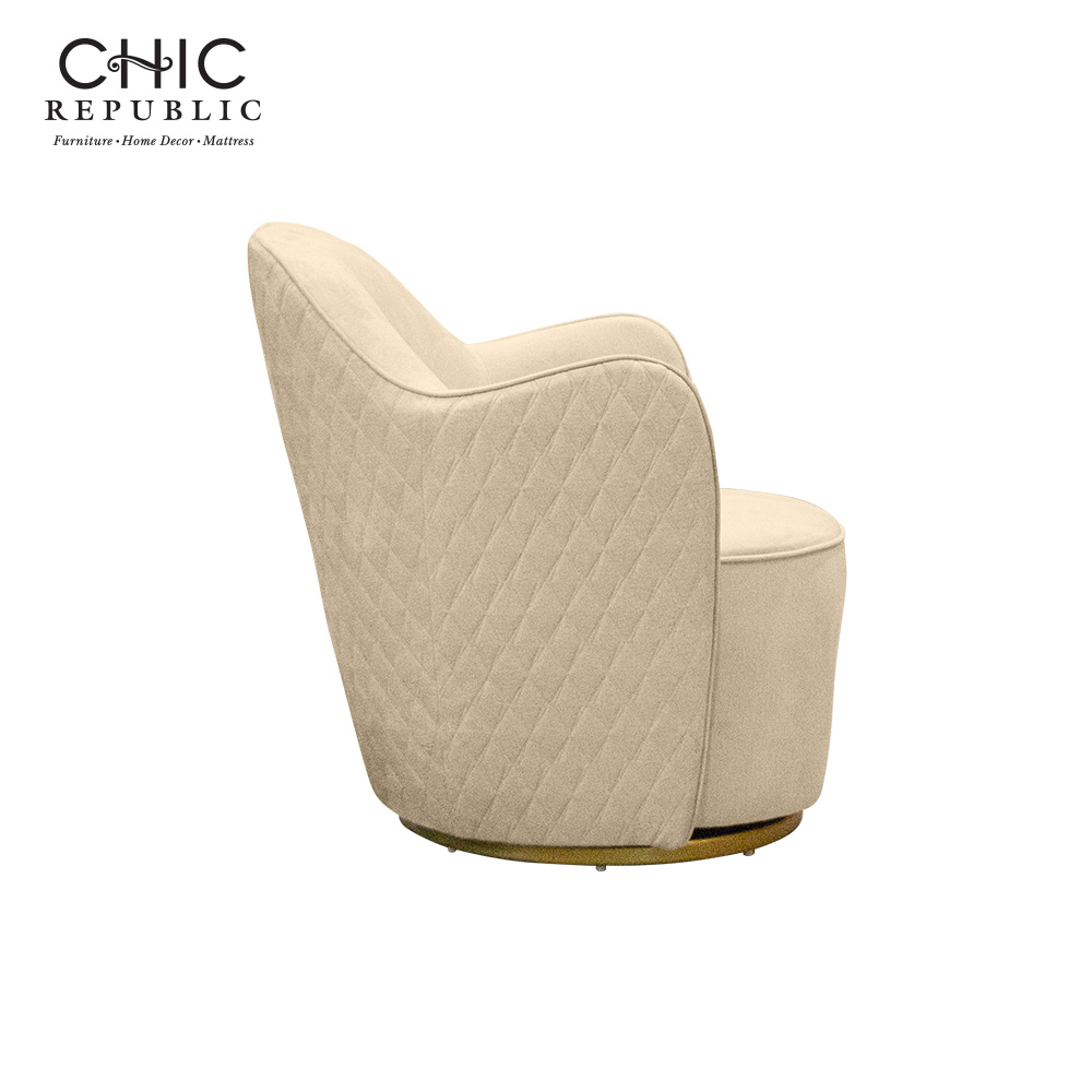 CHIC REPUBLIC โซฟา 1 ที่นั่งแบบหมุนได้ รุ่น KENDAL/1 Array ครีม ...
