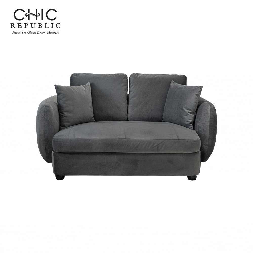 CHIC REPUBLIC โซฟา 2 ที่นั่ง รุ่น DIEGO/2 160 cm fabric เทา - บริษัท ...