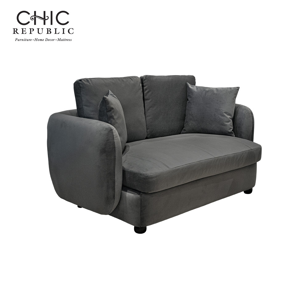 CHIC REPUBLIC โซฟา 2 ที่นั่ง รุ่น DIEGO/2 160 cm fabric เทา - บริษัท ...