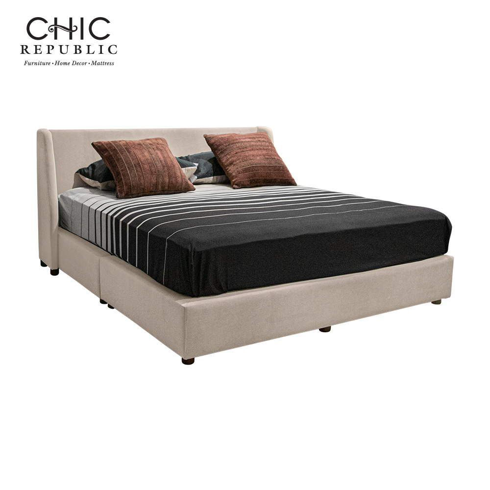 Chic Republic เตียง 6 ฟุต รุ่น CABLET/180 - สี เบจ - บริษัท ชิค รีพับบลิค จำกัด (มหาชน) - ThaiPick