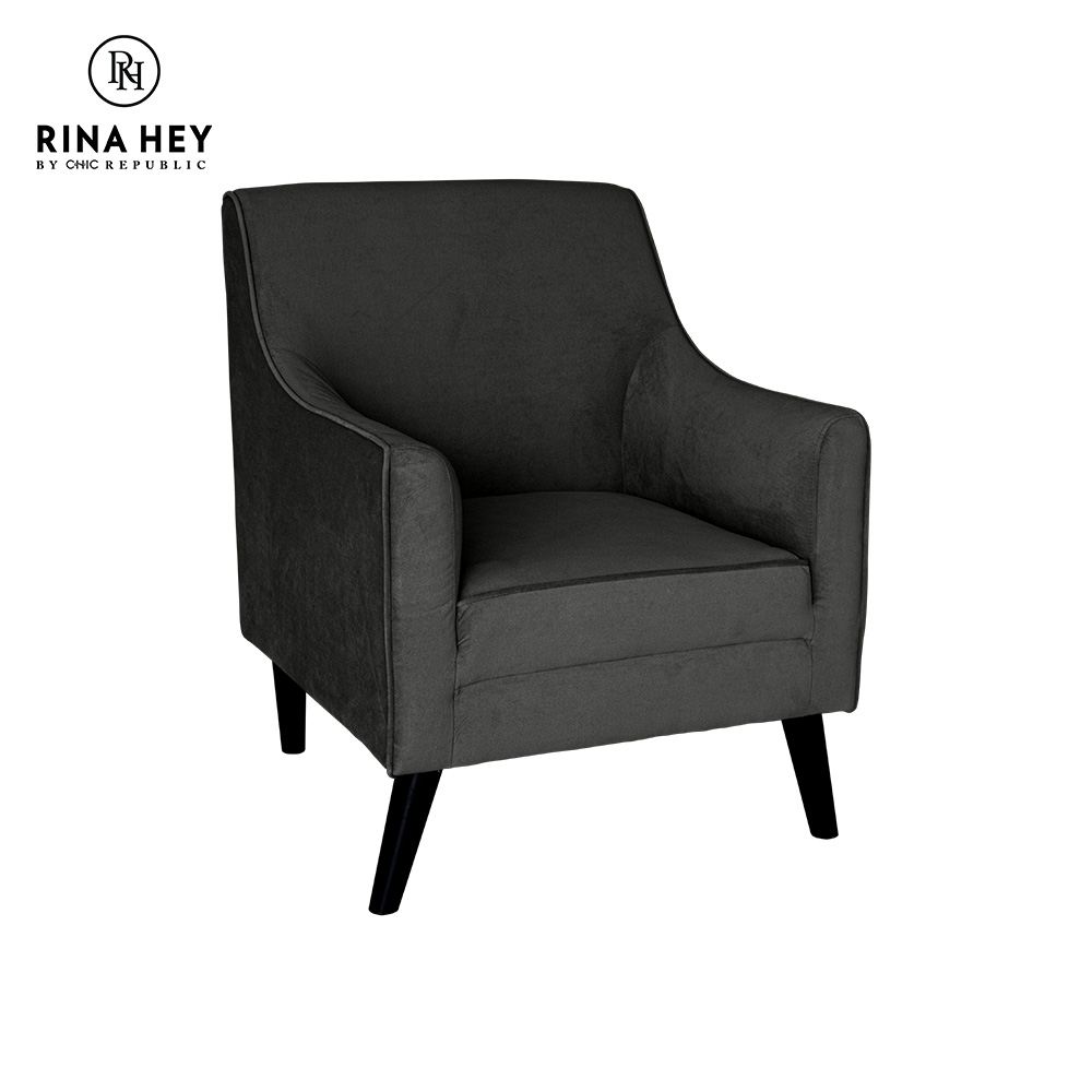 Rina Hey โซฟา 1 ที่นั่ง รุ่น THE SUN/1 68 cm fabric เทาเข้มเทรนดี้ ...