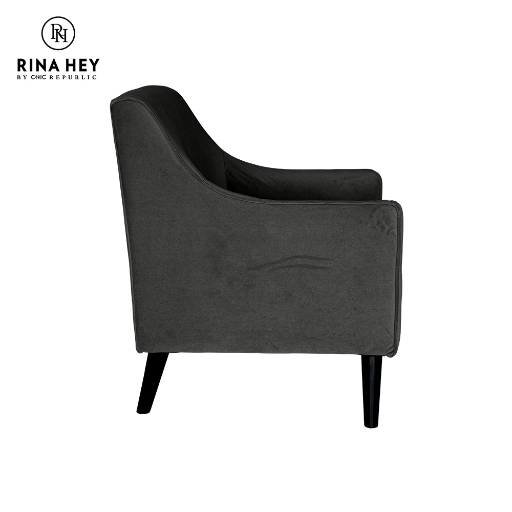 Rina Hey โซฟา 1 ที่นั่ง รุ่น THE SUN/1 68 cm fabric เทาเข้มเทรนดี้ ...