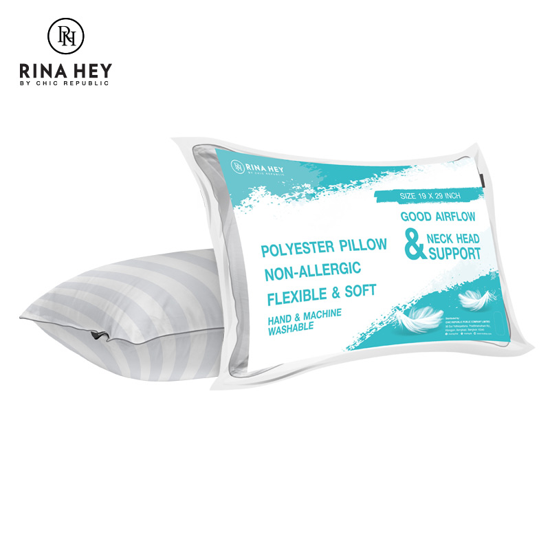 Rina Hey หมอนหนุนโพลีเอสเตอร์ รุ่น GISMO/29 - สี ขาว - บริษัท ชิค รีพับบลิค จำกัด (มหาชน) - ThaiPick