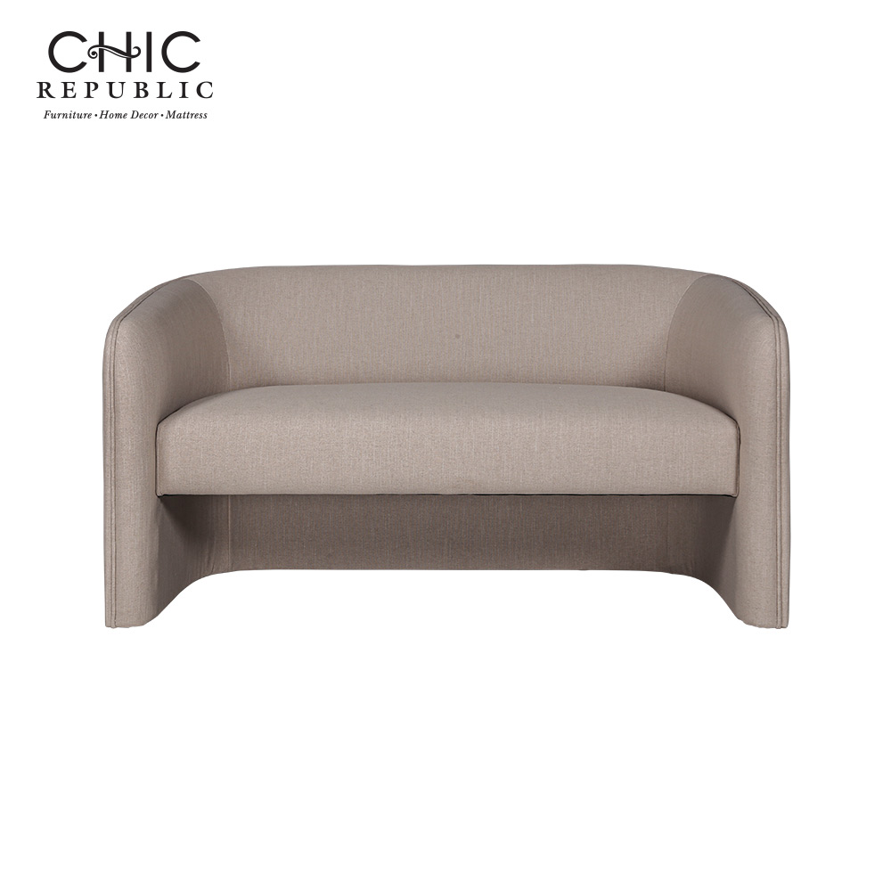 Chic Republic โซฟา 1 ทีนั่ง รุ่น MONI2 169 cm fabric น้ำตาลอ่อน ...