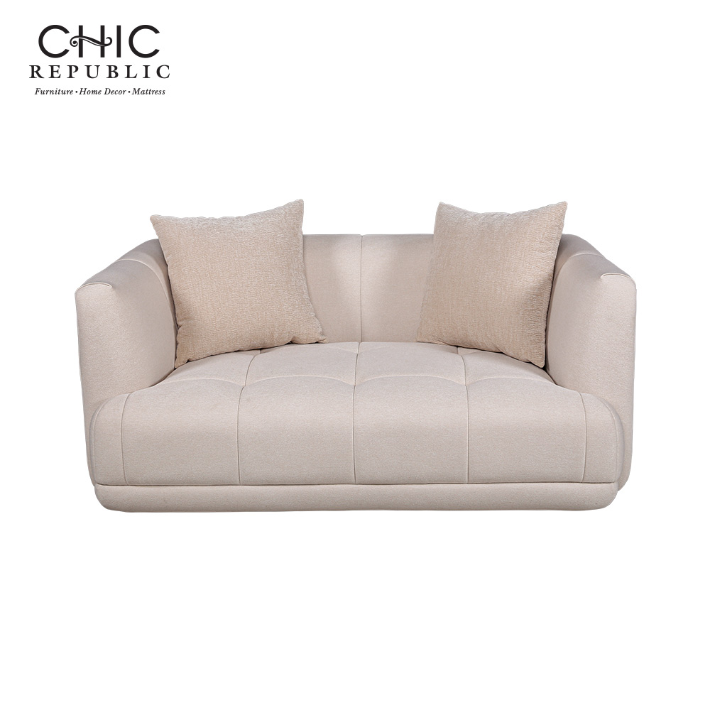 Chic Republic โซฟา 2 ทีนั่ง รุ่น FILLA2 160 cm fabric ครีม - บริษัท ชิค ...