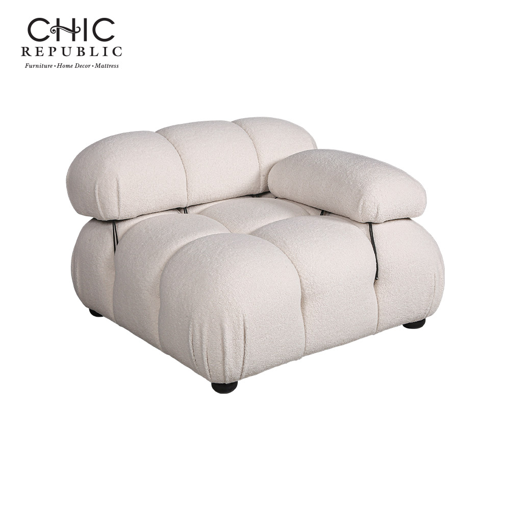 Chic Republic โซฟาตัว L ด้านซ้าย รุ่น ANITA AL 98 cm fabric ครีม วานิล ...