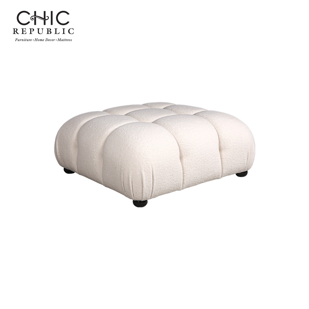 Chic Republic โซฟาสตูล รุ่น ANITA98 98 cm fabric ครีม วานิลลา - บริษัท ...