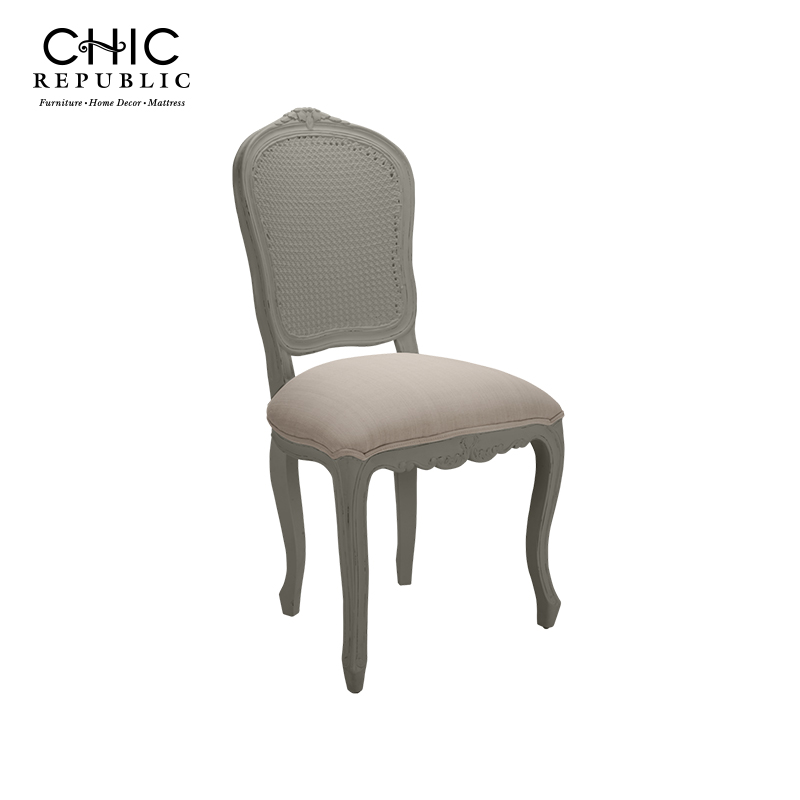 CHIC REPUBLIC ISABEL เก้าอี้รับประทานอาหาร เทา/ครีม - บริษัท ชิค รีพับบลิค จำกัด (มหาชน) - ThaiPick