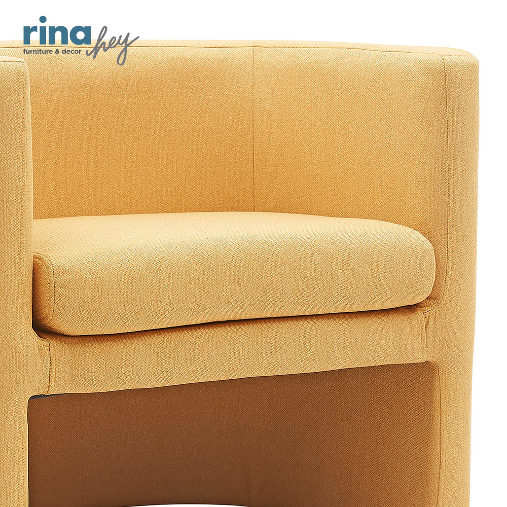 Rina Hey โซฟา 1 ที่นั่ง รุ่น KASHTON1 มัสตาร์ด - บริษัท ชิค รีพับบลิค ...