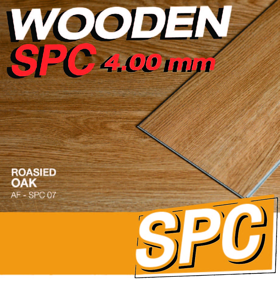 Alfa กระเบื้องยางลายไม้เอสพีซี 4 มิล (1220x180x4) แบบคลิ๊กล็อค ติดตั้งง่าย สะดวก SPC4MM-07 ...