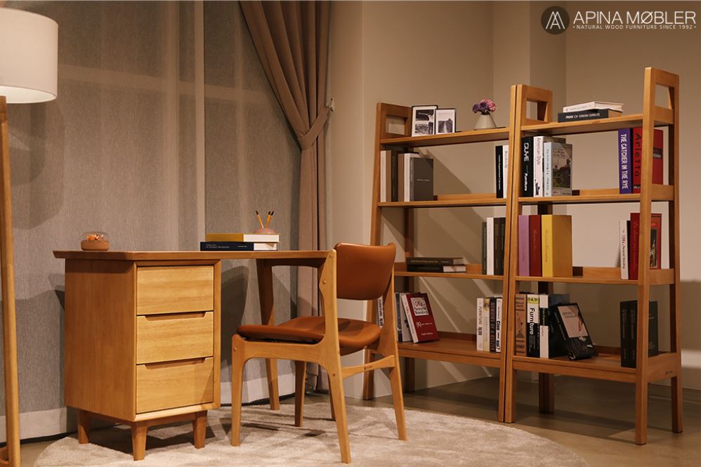 APINA | ชั้นวางอเนกประสงค์ รุ่น COPEN 1200 BOOK SHELF สีไม้ Oak - APINA ...