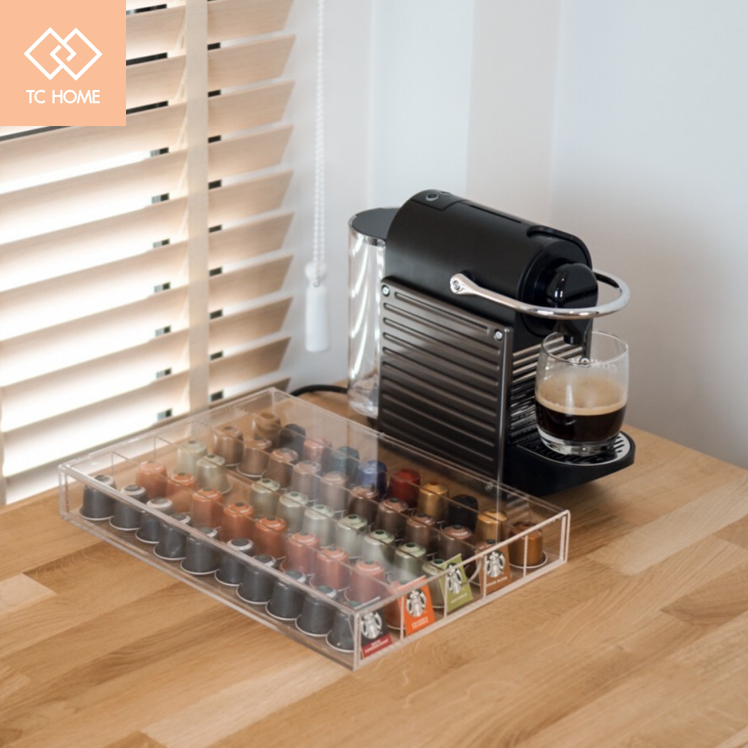 TC HOME ที่ใส่แคปซูลกาแฟ Nespresso Dolce Gusto กล่องเก็บแคปซูลกาแฟ ...