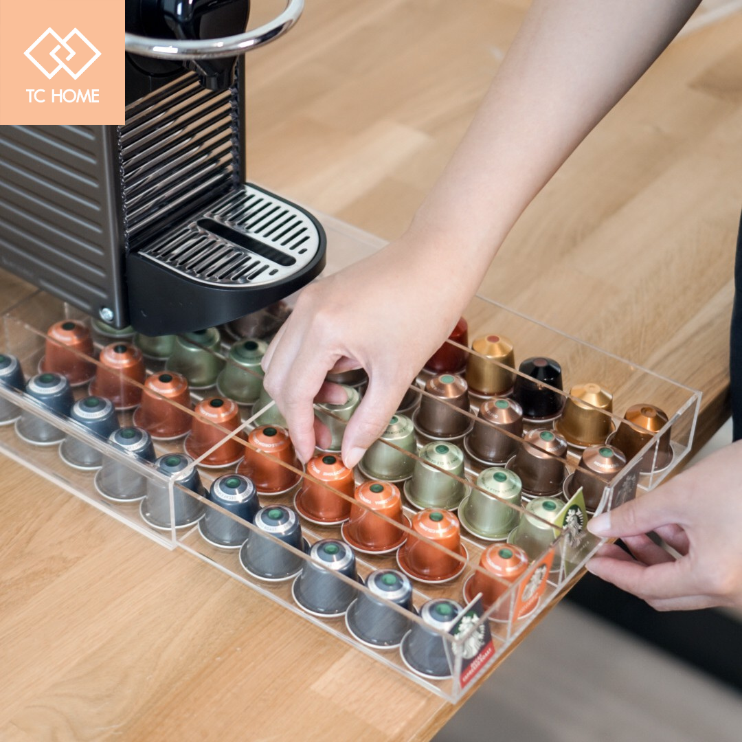 TC HOME ที่ใส่แคปซูลกาแฟ Nespresso Dolce Gusto กล่องเก็บแคปซูลกาแฟ ...