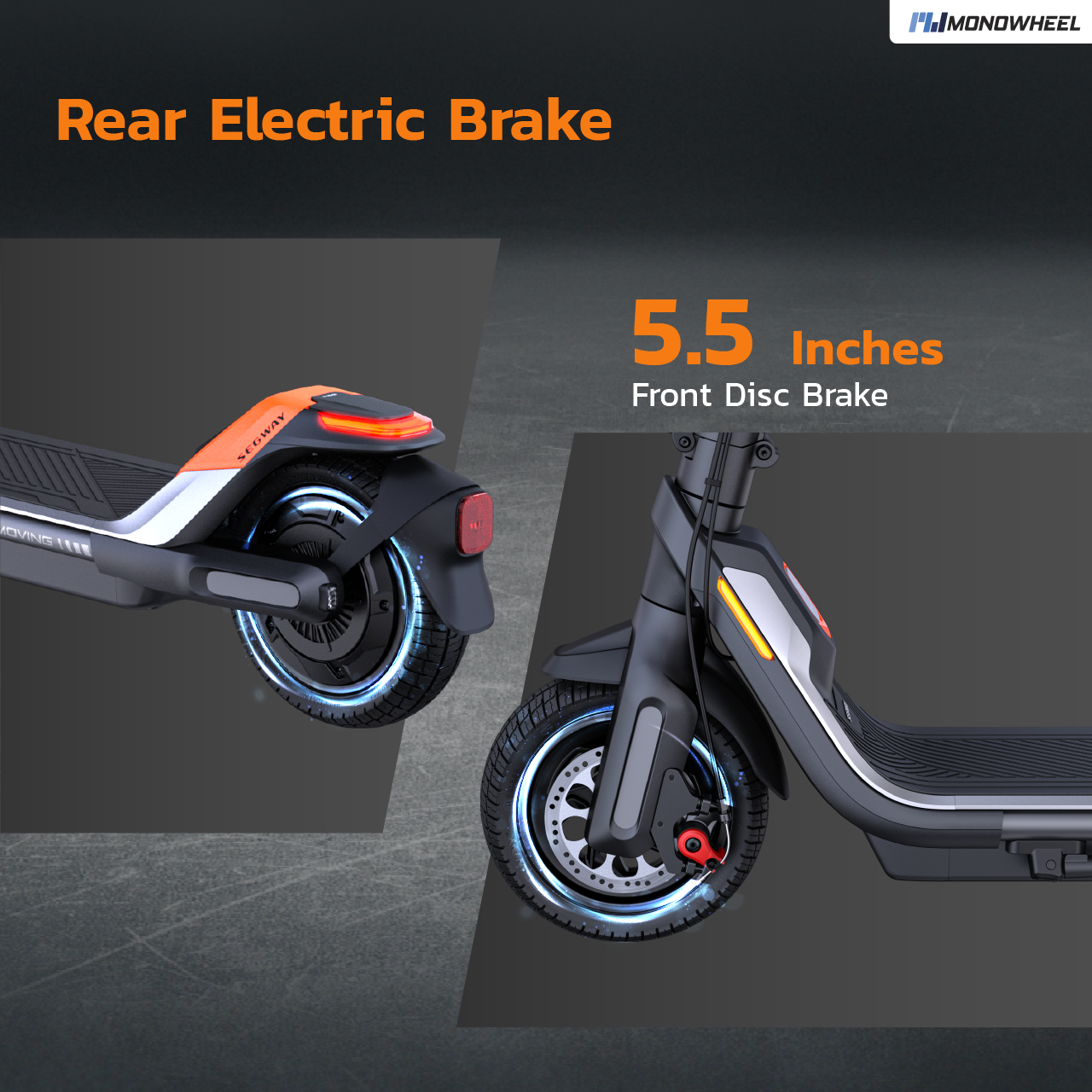 Segway P65U สกู๊ตเตอร์ไฟฟ้า P Series วิ่งไกล 65 กม./ชาร์จ เครื่องศูนย์ ...