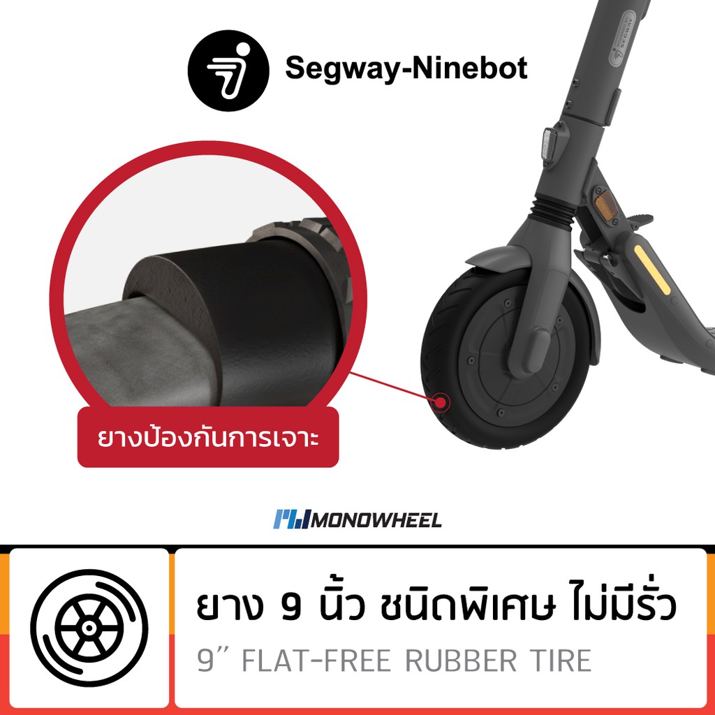 Segway-Ninebot E25A BLACK E25A - บริษัท เมคไอโอ จำกัด - ThaiPick