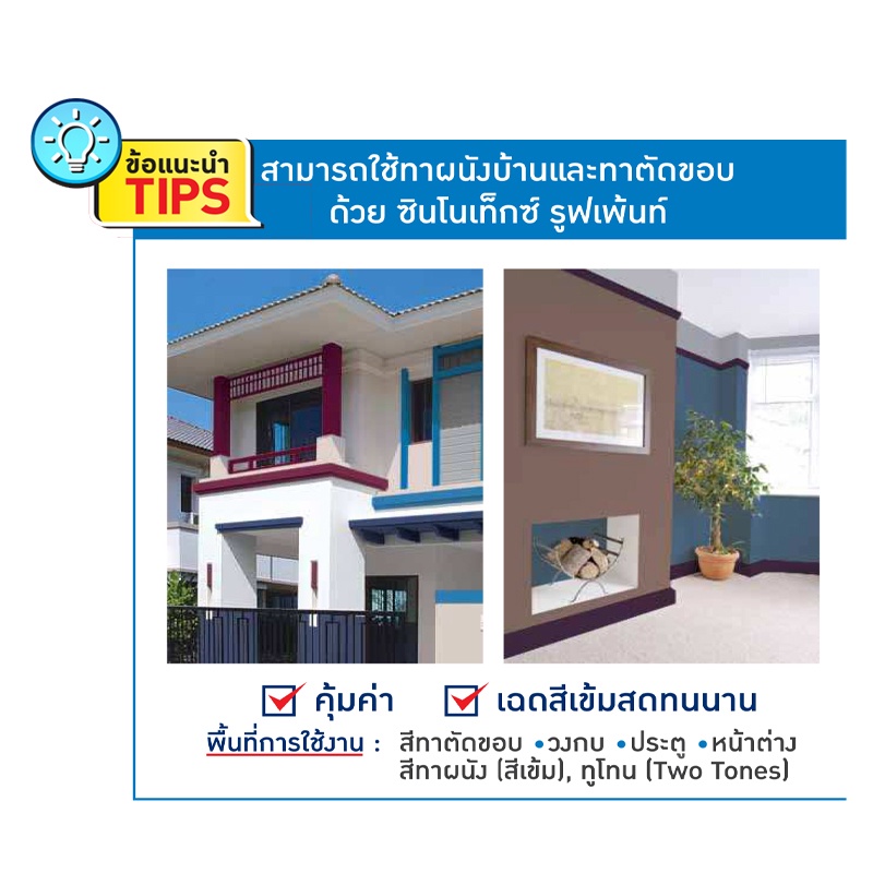 Beger Synotex RoofPaint เบเยอร์ ซินโนเท็กซ์-รูฟเพ้นท์ สีทาหลังคา อเนก ...