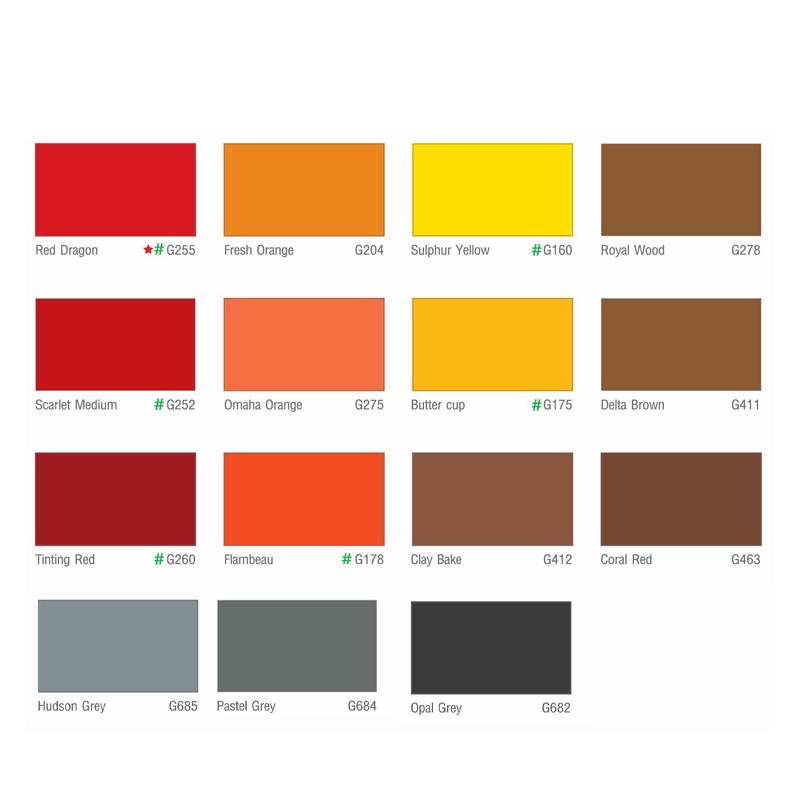 TOA GLIPTON สีเคลือบเงา - กล. #G463 (Coral Red) 1 แกลลอน - บริษัท สีสัน ...